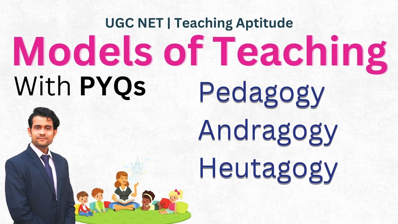 1.7 | Models of Teaching | Teaching Aptitude | Pedagogy, Andragogy, and Heutagogy