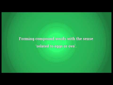 Ovo- Meaning