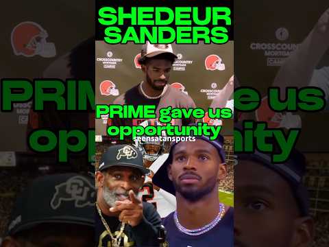 SHEDEUR on DEION SANDERS/ BROWNS! #deionsanders #coloradofootball #espn #nfl #nflnews #trending #cfb