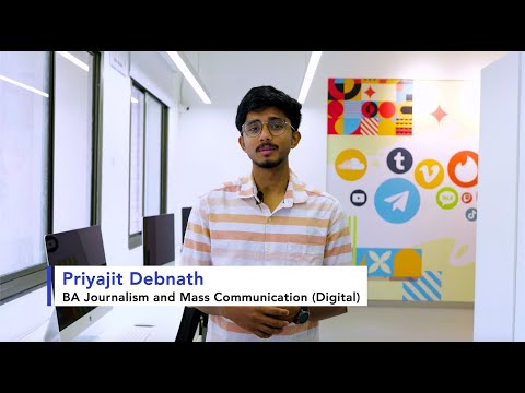 Bachelor's of Journalism and Mass Communication (Digital) Passout Student Priyajit Debnath | UPES