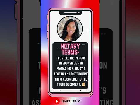 Notary terms for notary training #notarypublic #tamikatashay #entrepreneur