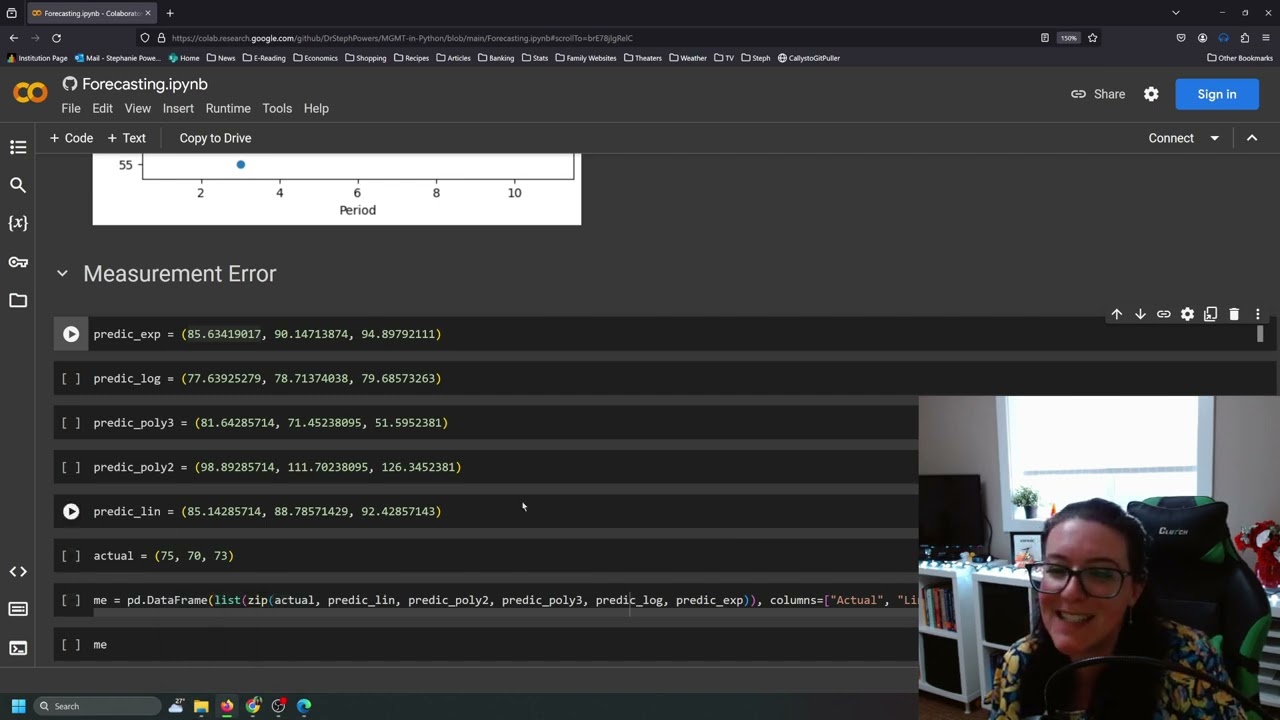 Calculating Measurement Error using Python