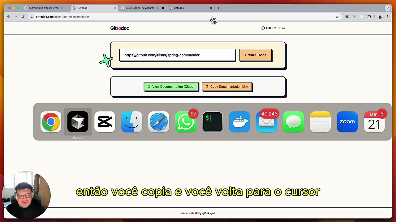 Using GitToDoc to Generate Documentation in Your IDEs with AI Agents