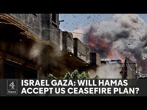 Hamas reviewing ceasefire deal as Israel continues bombing Gaza