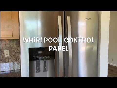 WHIRLPOOL FRENCH DOOR FRIDGE CONTROL PANEL