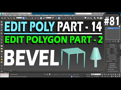 Learn 81 || BEVEL || EDIT POLYGON || EDIT POLY || 3DS MAX FULL TUTORIAL FROM BASIC TO ADVANCE ...
