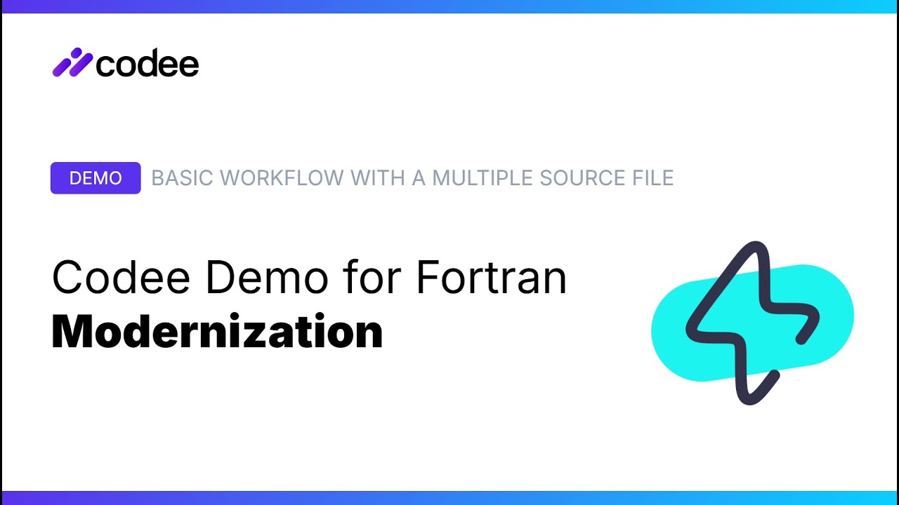 Codee Demo for Fortran Modernization - Basic workflow with Multiple Source File