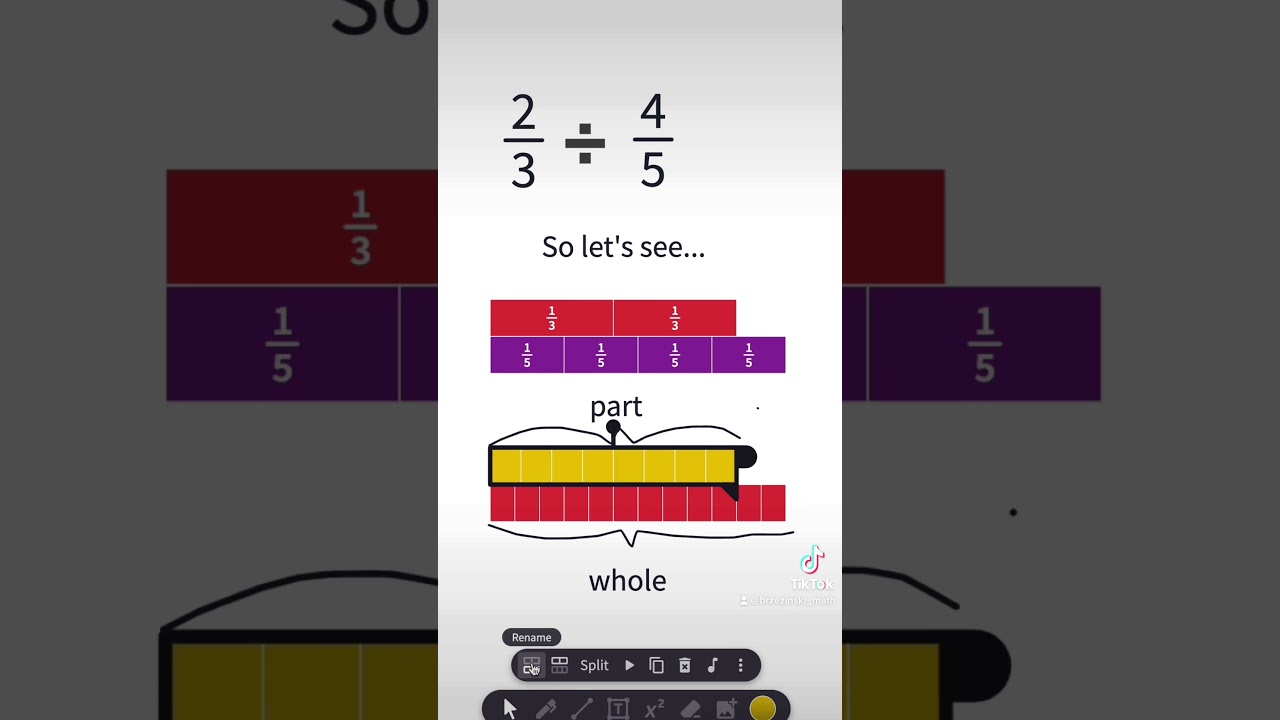 Dividing Fractions Conceptually in Mathigon Polypad