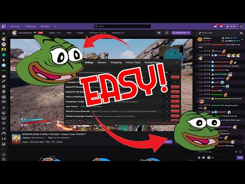 How to ENABLE BETTERTTV EMOTES! (Quick and Easy)