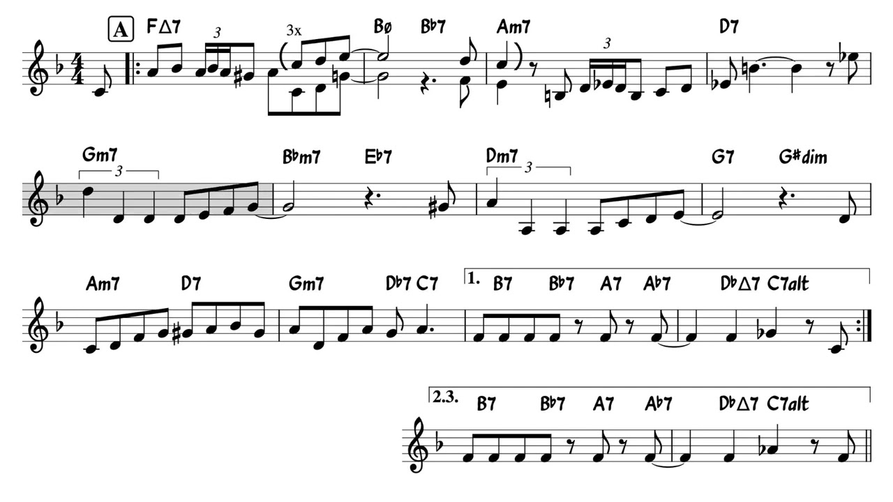 Bud Powell | Chick Corea - Backing track / Play-along with Lead Sheet