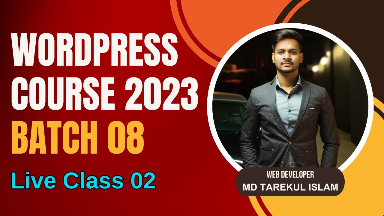 Wordpress Tutorial For Beginners wordpress bangla tutorial Bangla 2023  | Live Class 02