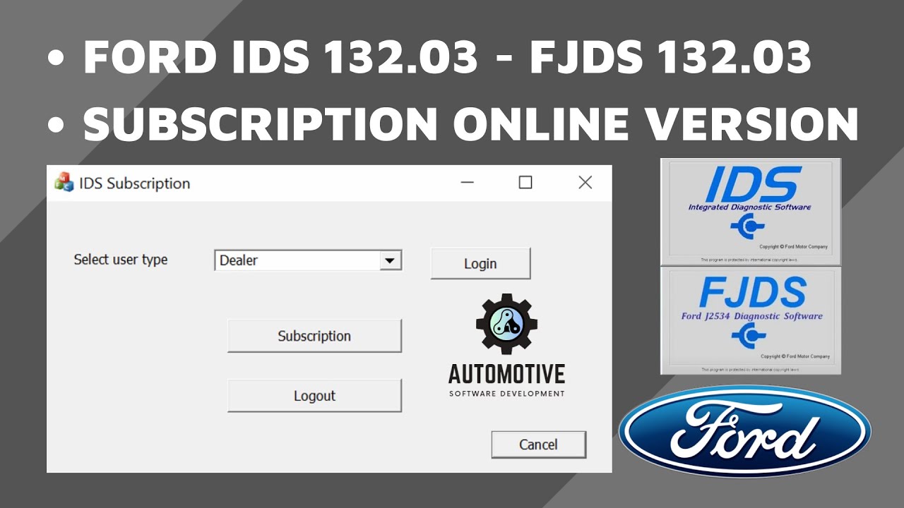 FORD IDS v132.03 | FORD FJDS v132.03 | SUBSCRIPTION ONLINE VERSION.