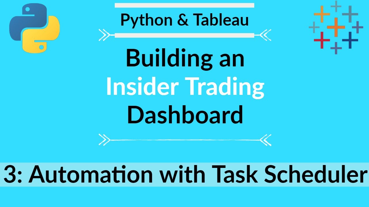 Automating Python Scripts - How I use Python with Tableau (E03)