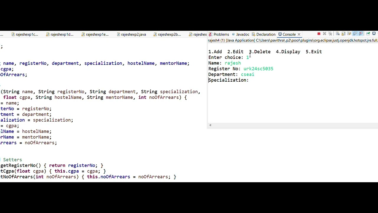 OOPS EXP 4(URK24CS5035)