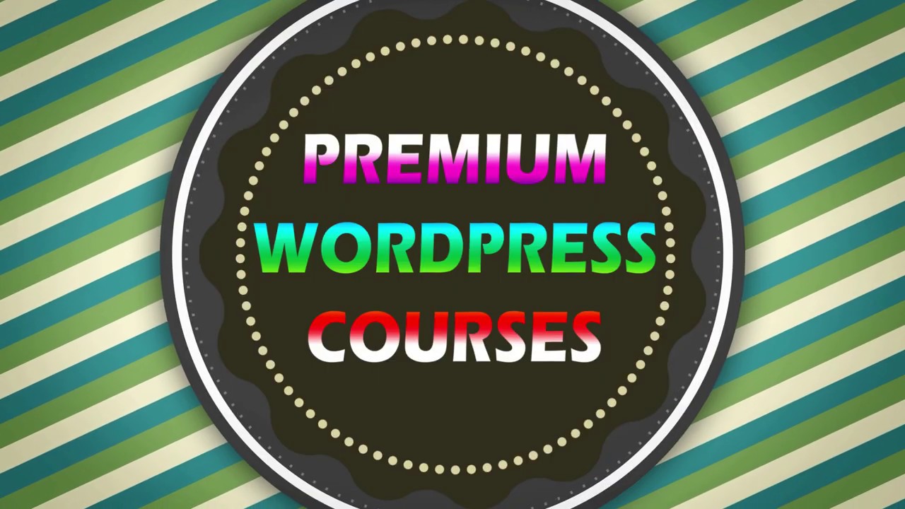 PREMIUM WORDPRESS COURSE STAGE 2 INTRO
