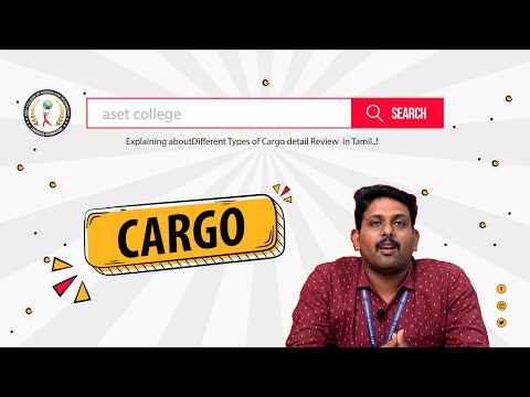 Explaining aboutDifferent Types of Cargo in Tamil...! | Aset College