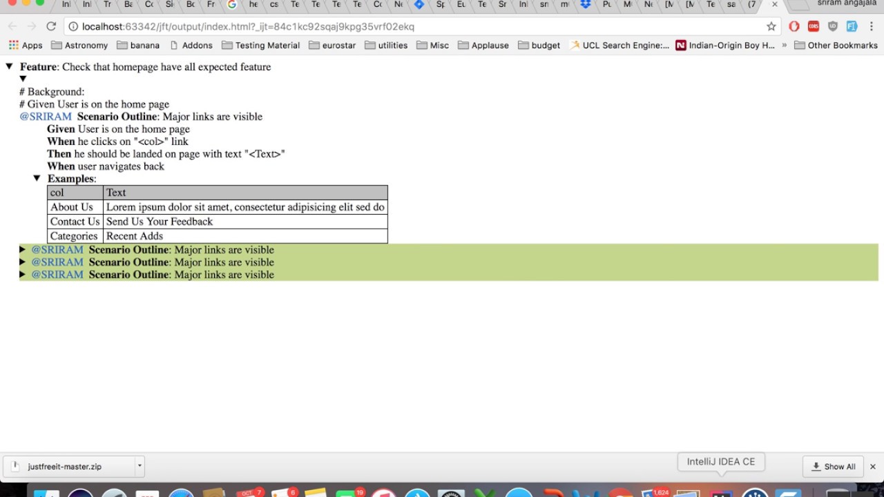 how to download and run cucumber jvm  project from github in 1 min