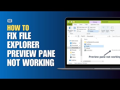 How to Fix File Explorer Preview Pane Not Working on Windows 11?