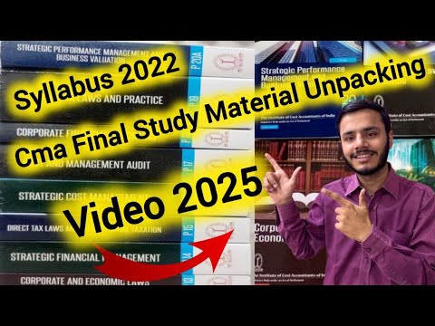 😀Cma Final Syllabus 2022 Study Material Unpacking video|My Cma Final Books For Dec 2025 unpacking💯