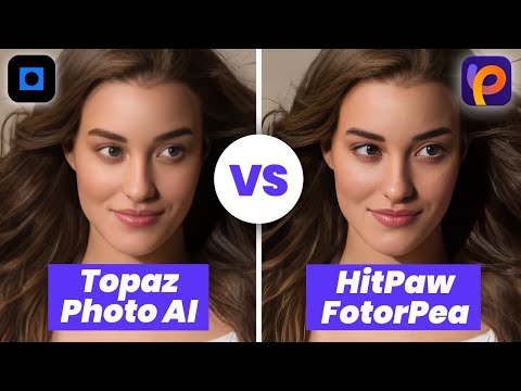 HitPaw FotorPea VS Topaz Photo AI | Best AI Photo Enhancer Comparison (2025)