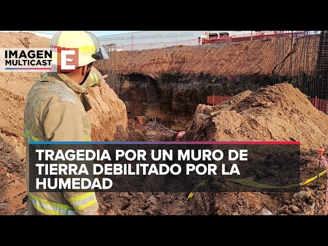 Mueren dos trabajadores en derrumbe en obra de drenaje en Tehuantepec; uno era venezolano