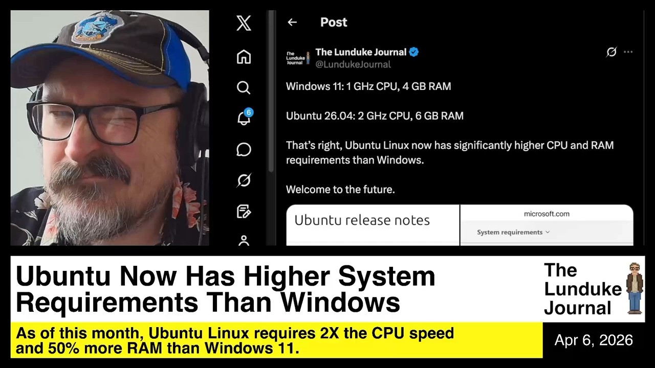 Ubuntu Now Has Higher System Requirements Than Windows