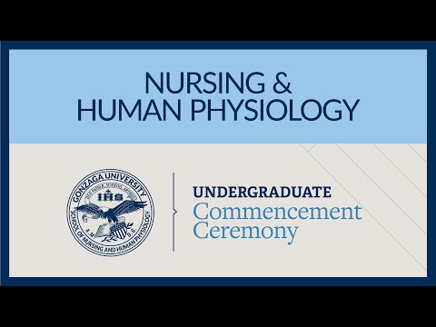 School of Nursing and Human Physiology Undergraduate Degree Conferral