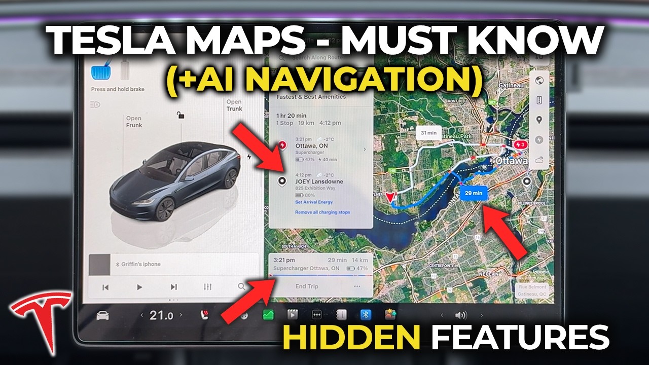 The Ultimate Guide to Tesla Maps & Navigation in 2026 | 30+ Features
