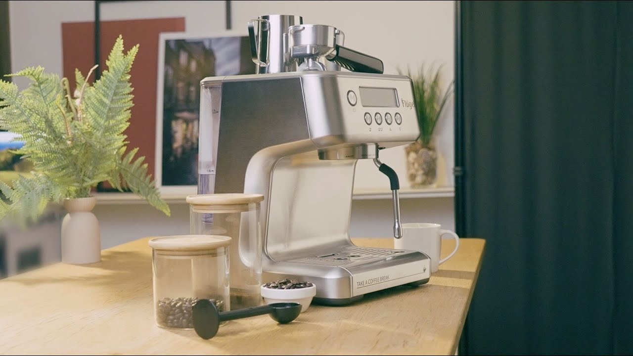 Flugel Digital Espresso Machine: Barista-Quality Coffee at Home! ☕✨ | 1400W Power & Precision