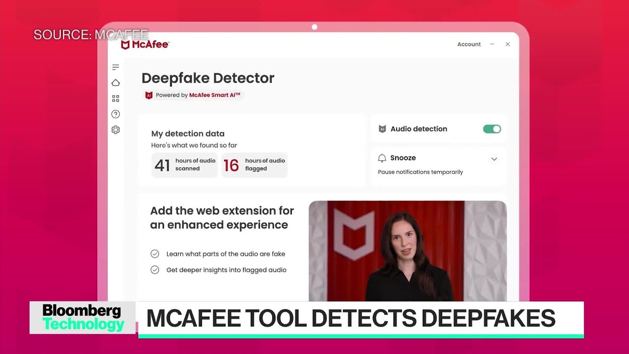 McAfee Launches AI-Powered Deepfake Dectector