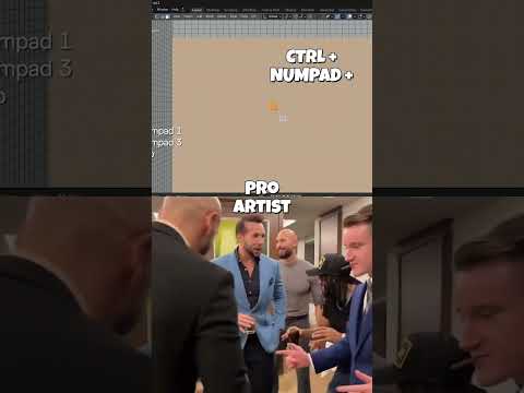 Noob vs Pro Artist: Selection Tricks #blendertutorial #blender #blendercommunity #blender3d #b3d