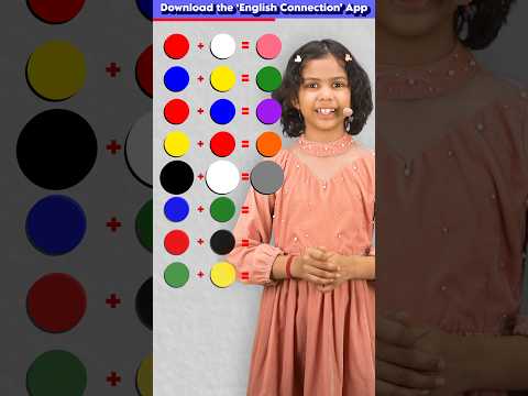 How to Make Different Colors🎨 | Color Combination in English | Adi Keshari Connection #shorts