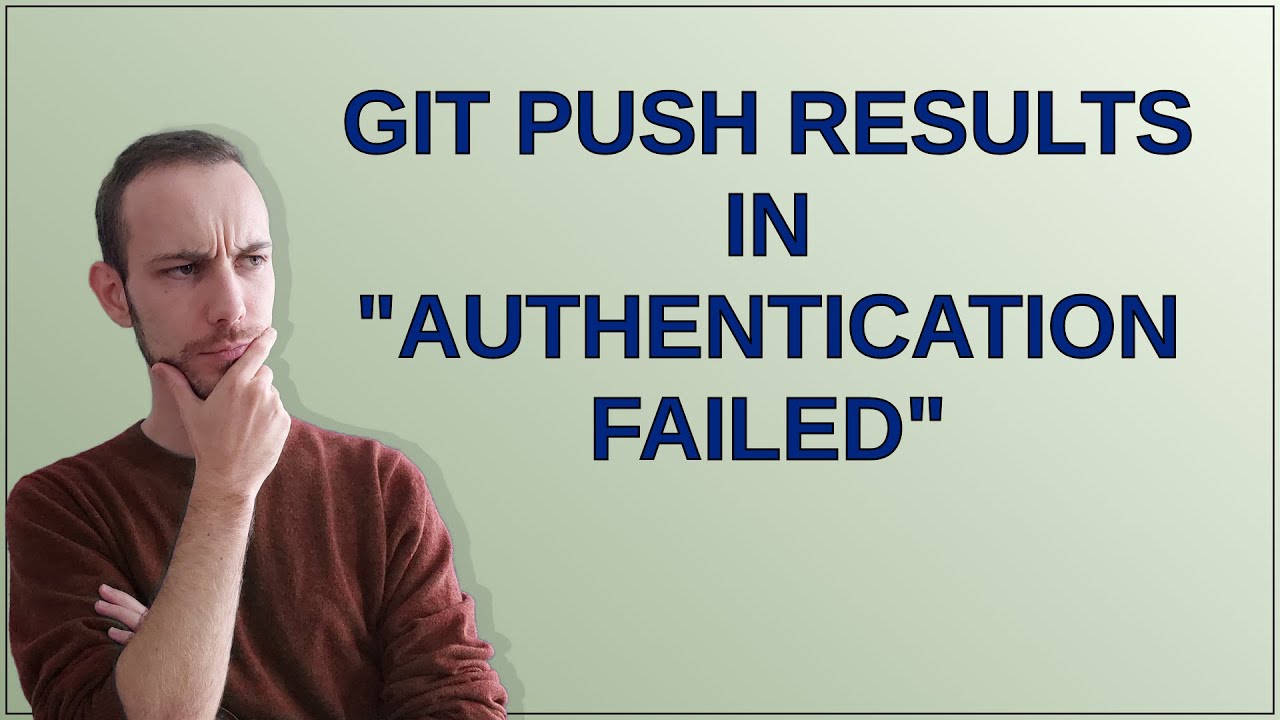 Git push results in 