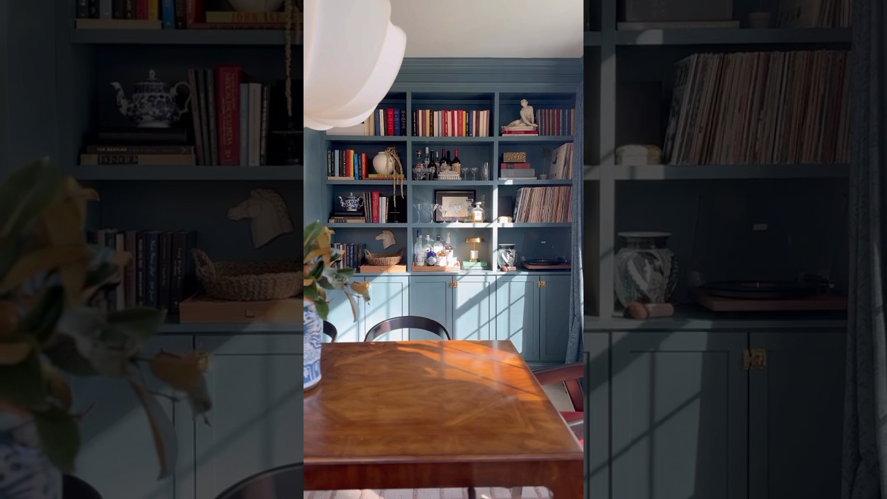 HERE YA GO✨ #diyshorts #diy #builtins #livingroom #diningroominterior