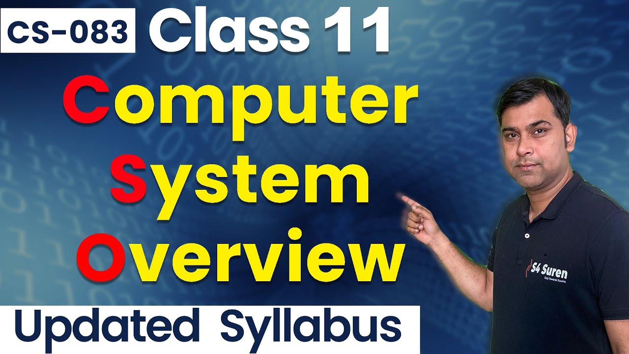 all about - Computer System Overview Class11 CS with Python