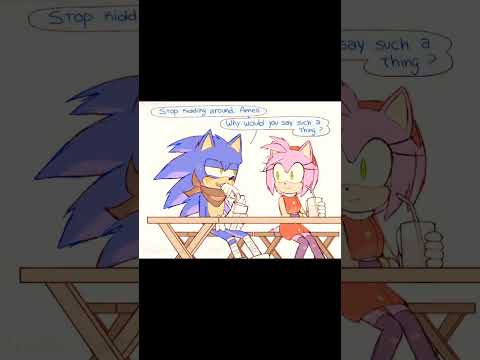 Sonadow comic "cute" #shorts #sonic #shadow #amy #comics #sonadow Sonic the hedgehog.