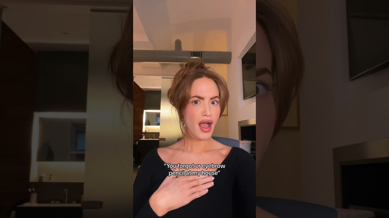 Me? Use an eyebrow pencil… impossible. Not with these natural eyebrows