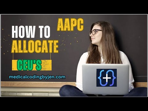 How To allocate CEUs in Tracker #holidaywithyoutube #cpcexam #medicalcodingtutorials #CPMA #CPC