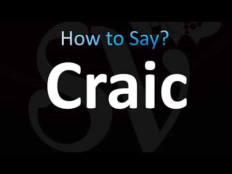 How to Pronounce Craic (Irish)