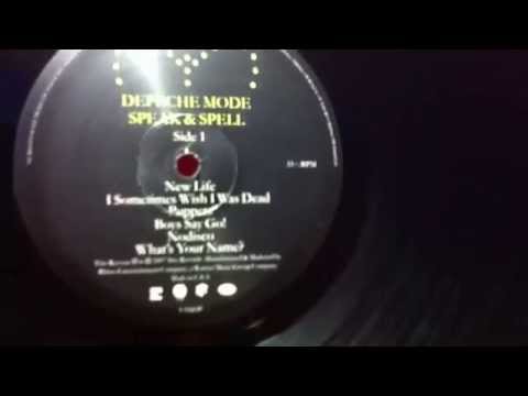 Unboxing Depeche Mode – Speak & Spell Vinyl, LP, Album
