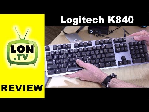 Logitech K840 Mechanical Keyboard Review - Non Gaming Romer-G Mechanical Keyboard