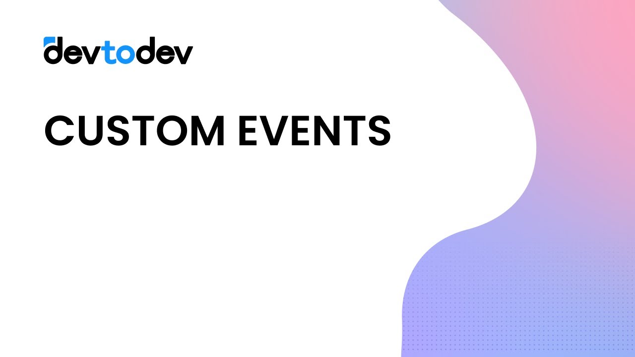 Devtodev | Custom Events