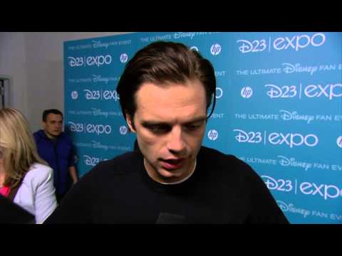Captain America: The Winter Soldier: Sebastian Stan D23 Expo Interview | ScreenSlam
