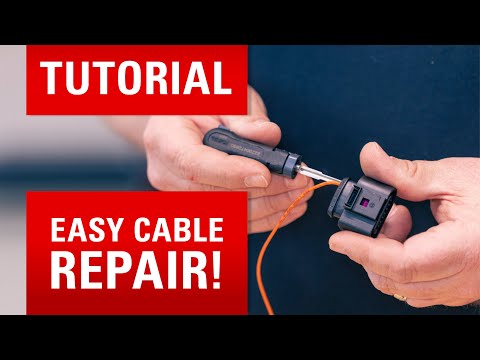 RepLine repair cable: Safe connection of silicone and copper cables!