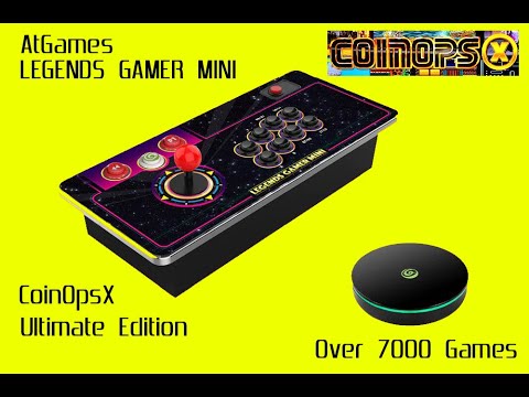 Legends Gamer Mini Home Arcade + CoinOps-X Arcade – Console – 7000 ...