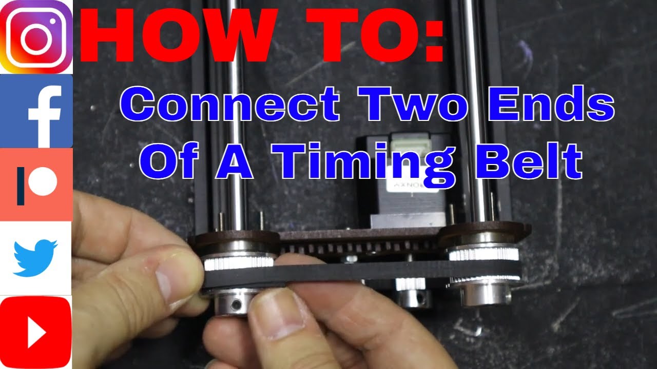How To Connect Two Ends Of A Timing Belt Together - Super Simple