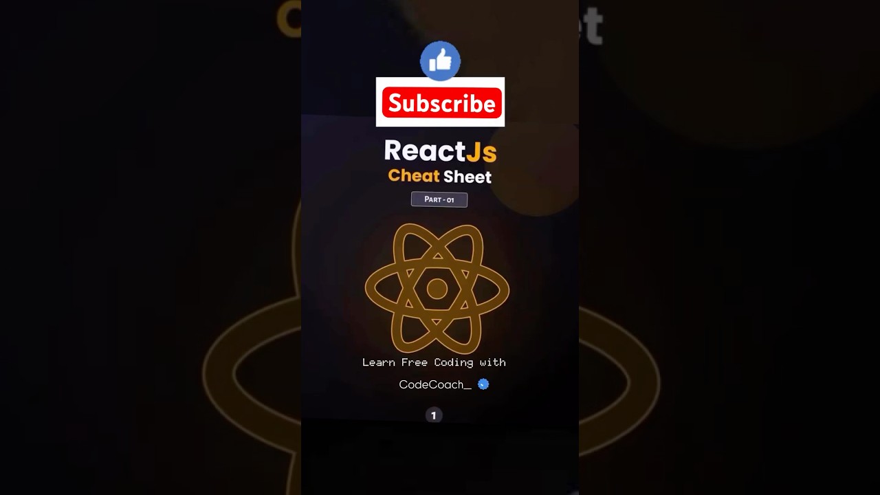 React JS Cheat Sheet Every Dev Needs | #coding #frontendcourse #learncoding #reactjs #programming