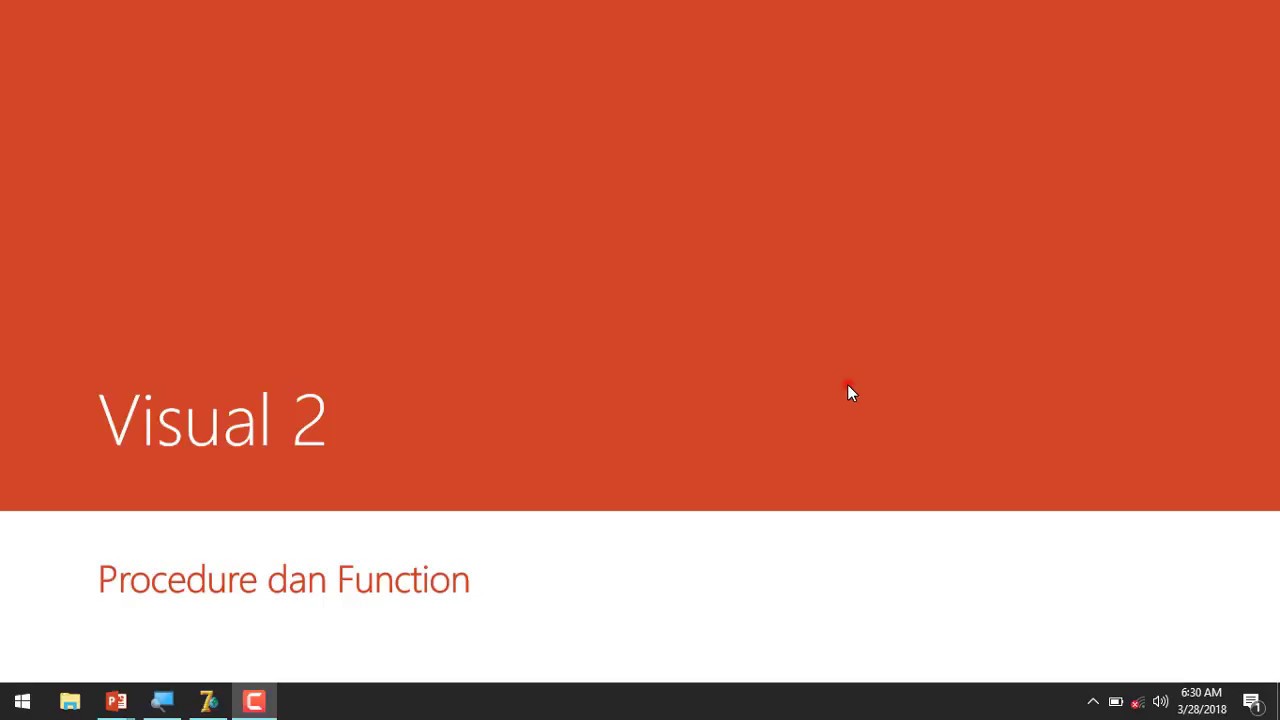 Function dan Procedure