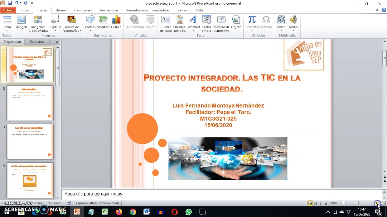 Integrative Project Tutorial. Module 1