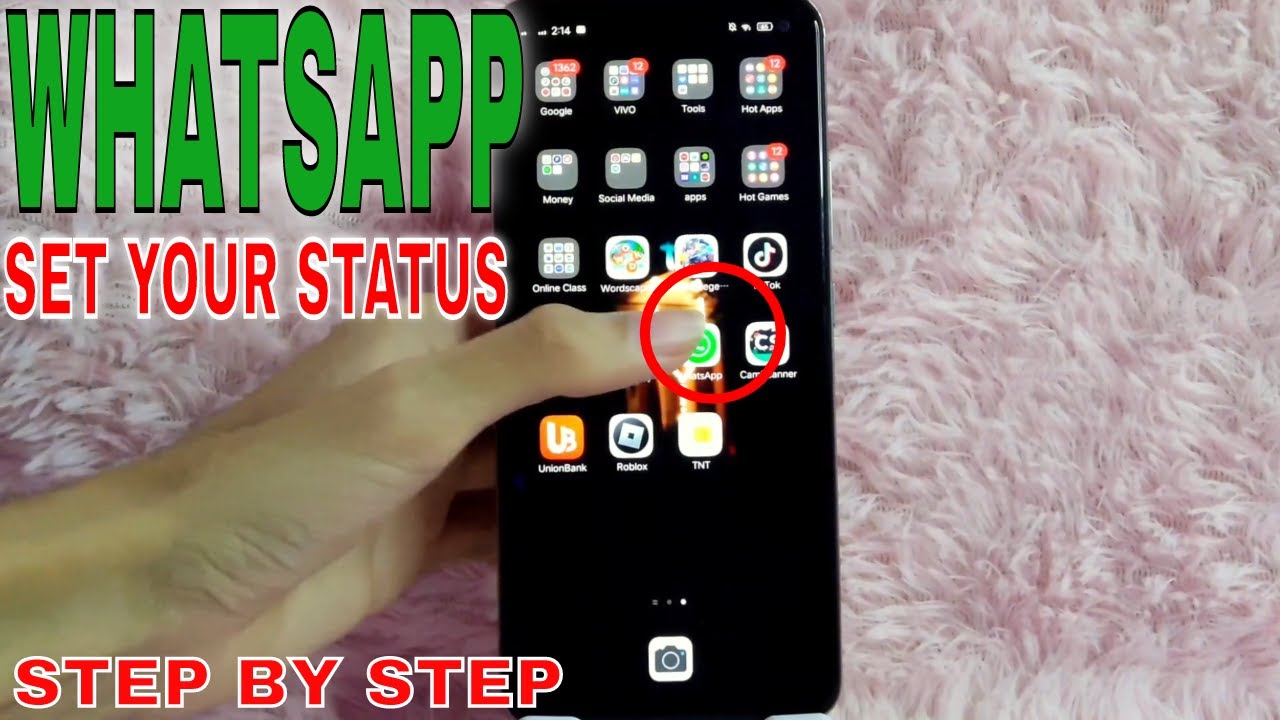 ✅ How To Set Your Status In WhatsApp 🔴